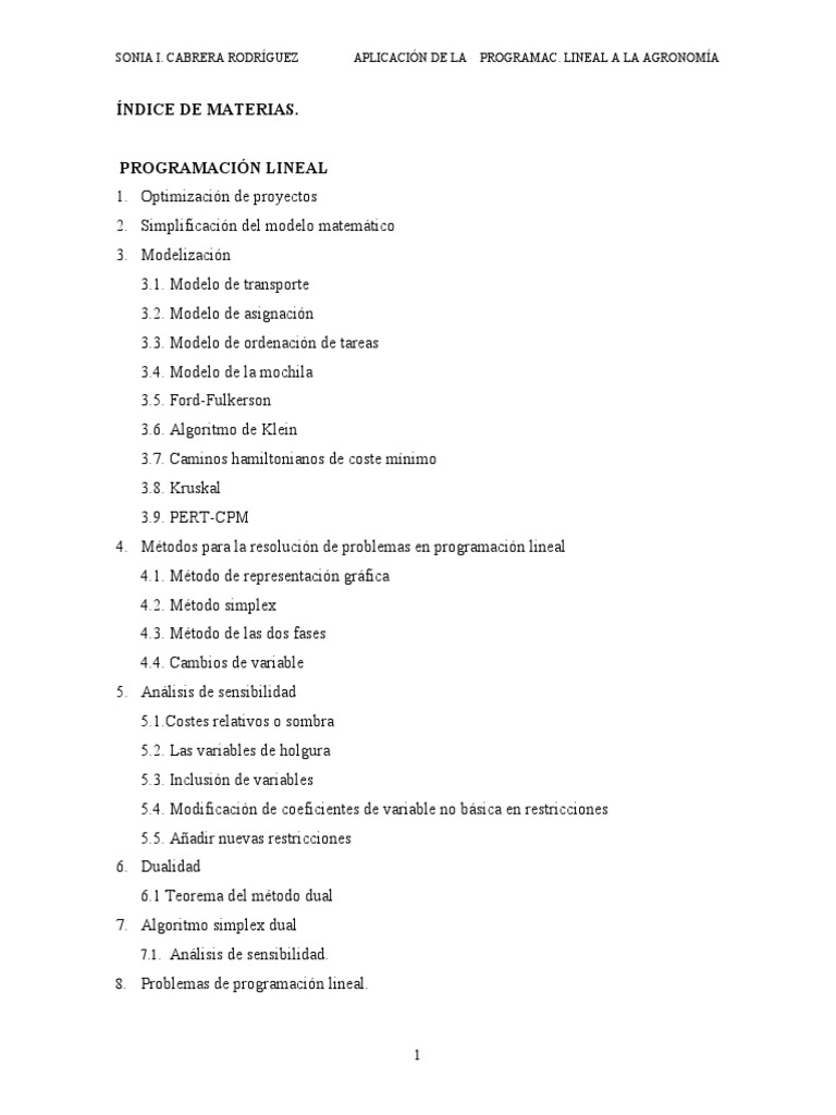Programacion Lineal | PDF | Programación lineal | Función (Matemáticas)