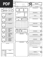 5.5e Sheet | PDF | D20 System | Fantasy Role Playing Games