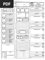 D&D 5E Rogue Character Sheet | PDF | Role Playing Games | Gaming
