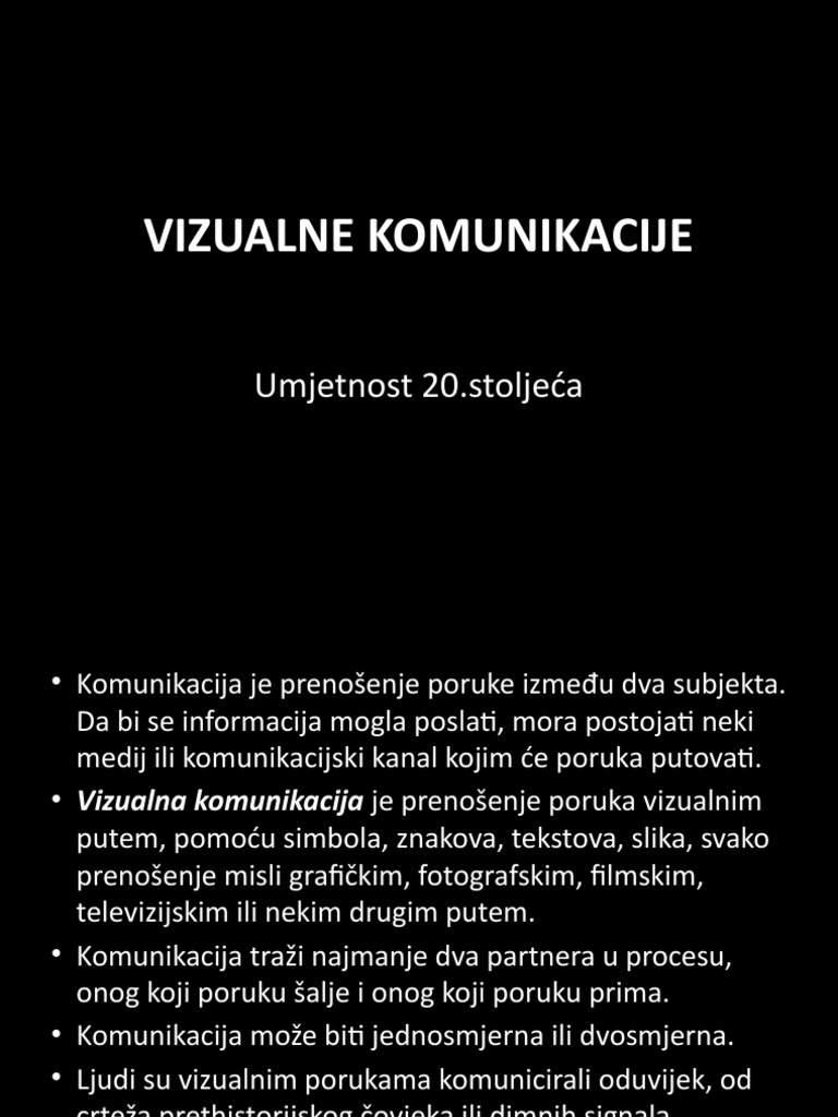 Vizualne Komunikacije | PDF