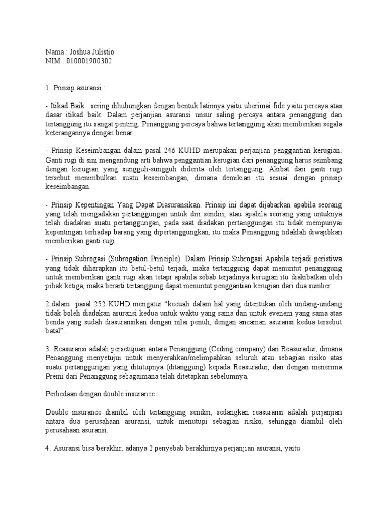 Tugas Hukum Dagang | PDF