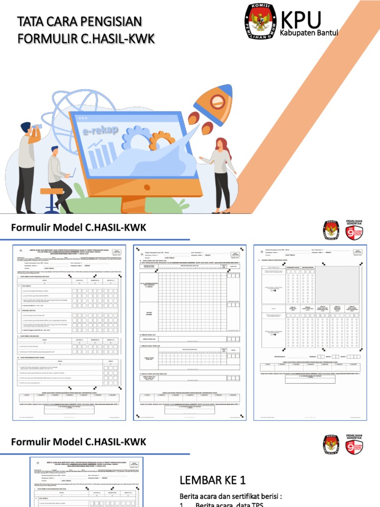Materi Tata Cara Pengisian Formulir C.hasil KWK | PDF Materi Tata Cara Pengisian Formulir C.hasil KWK | PDF