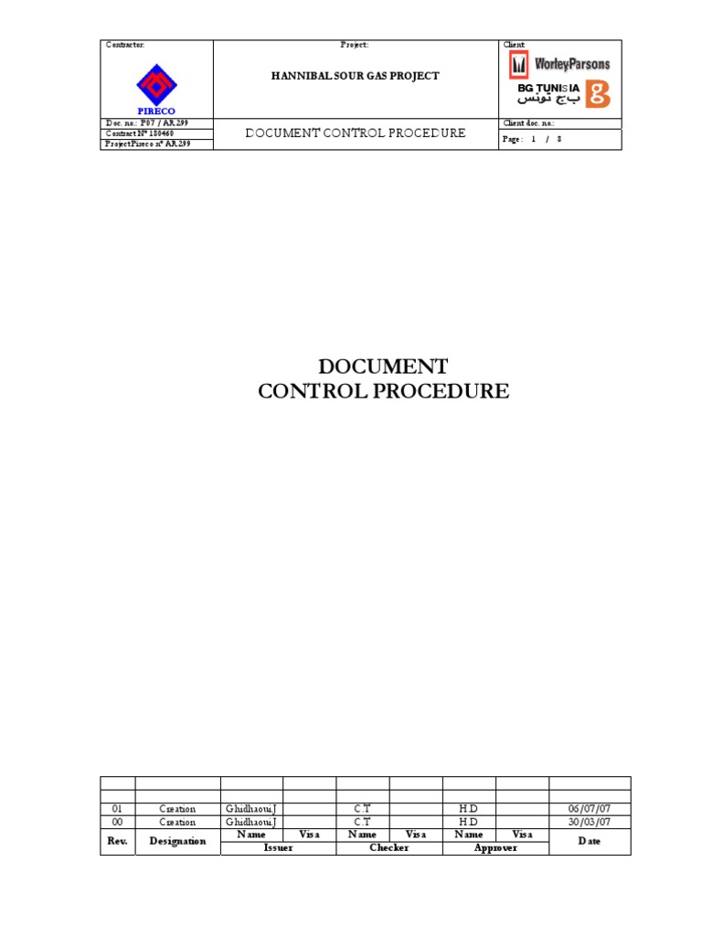 Control Document Procedure | PDF | Business | Computing And Information ...