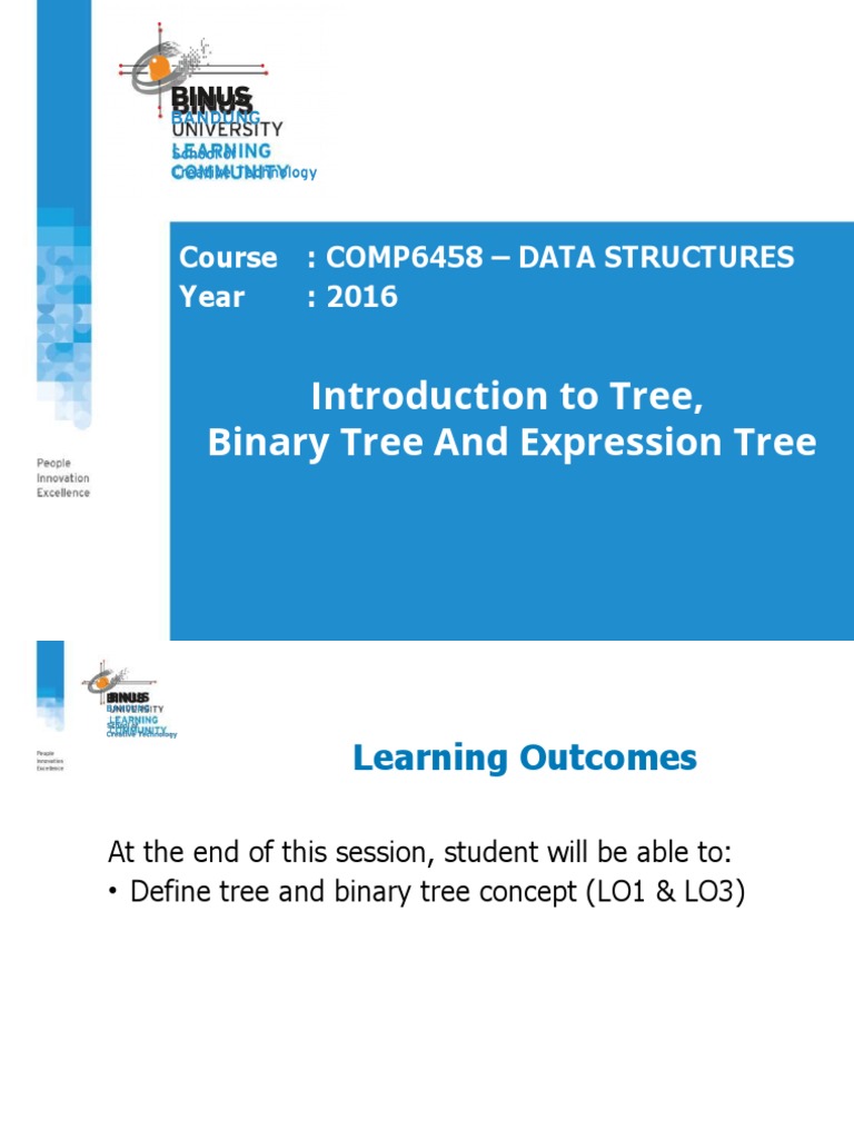 COMP6458 - Struktur Data Pert5 - Introduction To Tree - Binary Tree and ...