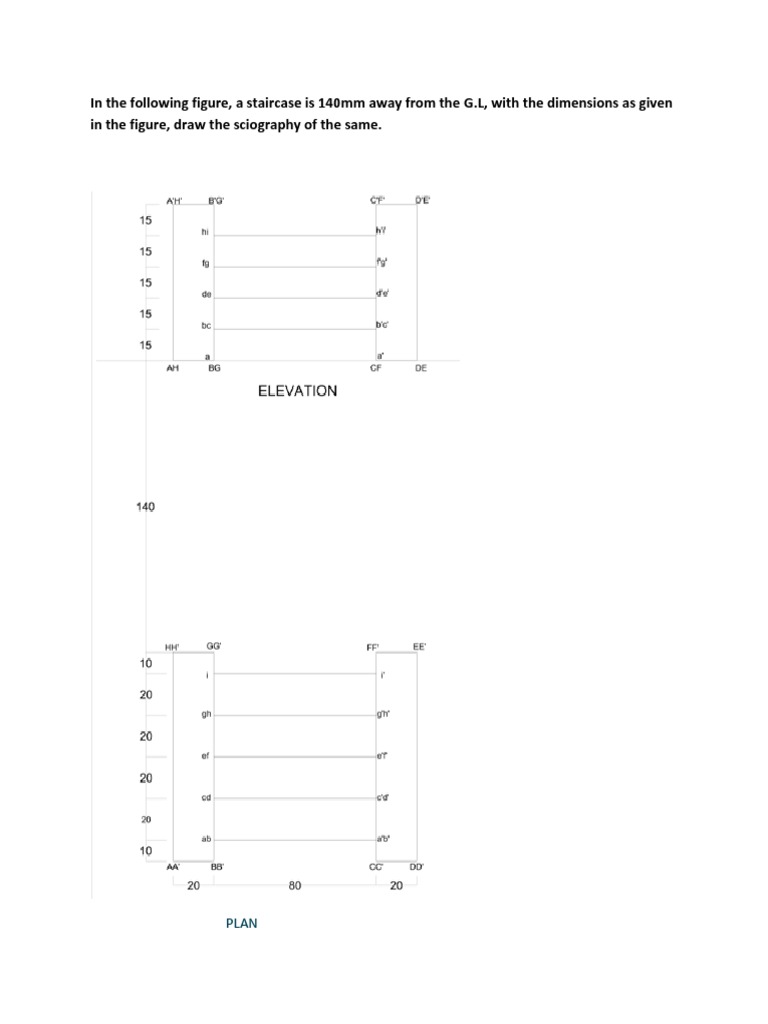 Sciography of Staircase | PDF