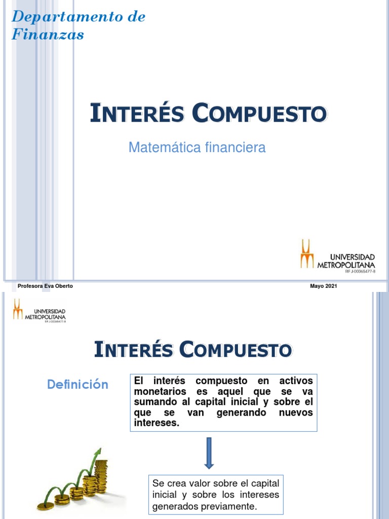 Interés Compuesto | PDF | Interés compuesto | Interés
