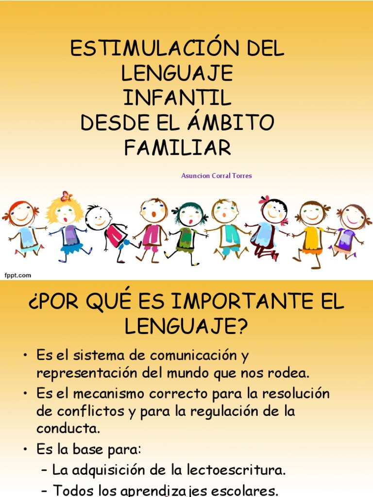 Estimulación del Lenguaje Infantil Familiar | PDF | Tartamudeo | Idiomas