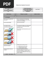 VDU Workstation Risk Assessment Checklist | PDF | Computer Keyboard | Chair