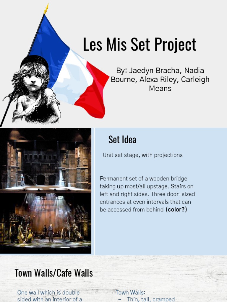 Les Mis Set Project | PDF | Marius Pontmercy | Les Misérables