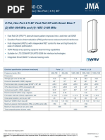Cable Velocity Factor and Loss Data | PDF | Coaxial Cable | Polyethylene