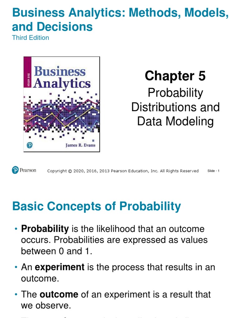 Chapter 5 - Probability Distributions and Data Modeling | PDF ...