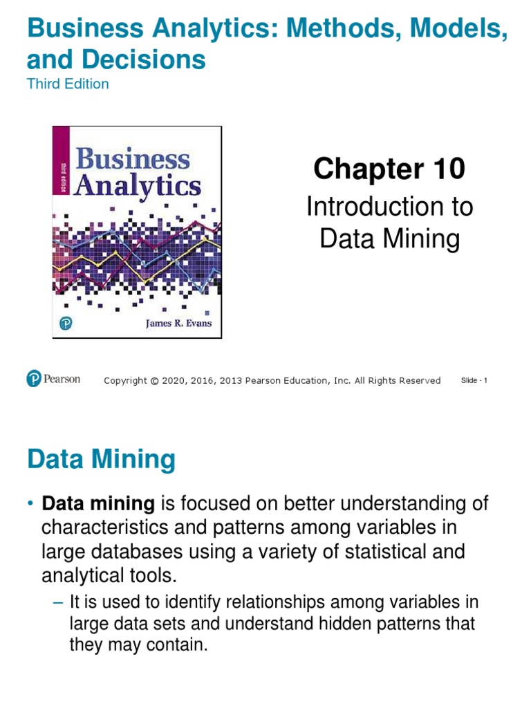 Chapter 10 - Introduction To Data Mining | PDF | Statistical Classification | Cluster Analysis