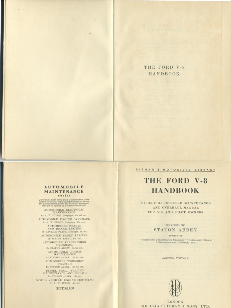 Ford Pilot Handbook | PDF | Carburetor | Insurance