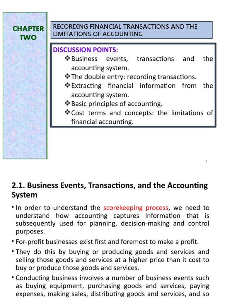Recording Transactions in Accounting | PDF | Debits And Credits ...