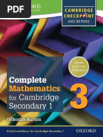 Cambridge Lower Ssecondary Complete Mathematics 9 | PDF