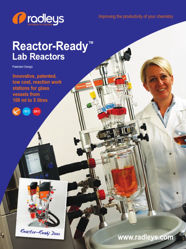 RADLEYS Reactor-Ready-Lab-Reactors | PDF | Propeller | Vacuum