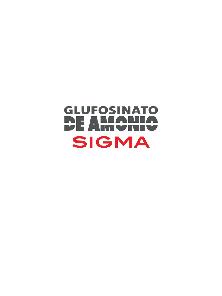 GLUFOSINATO DE AMONIO Ficha Tecnica | PDF | Plantas comestibles | Plantas