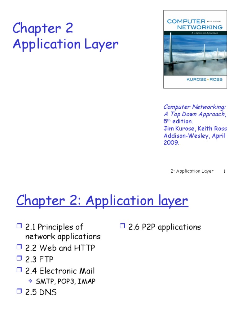 Chapter 2 | PDF | Domain Name System | Hypertext Transfer Protocol
