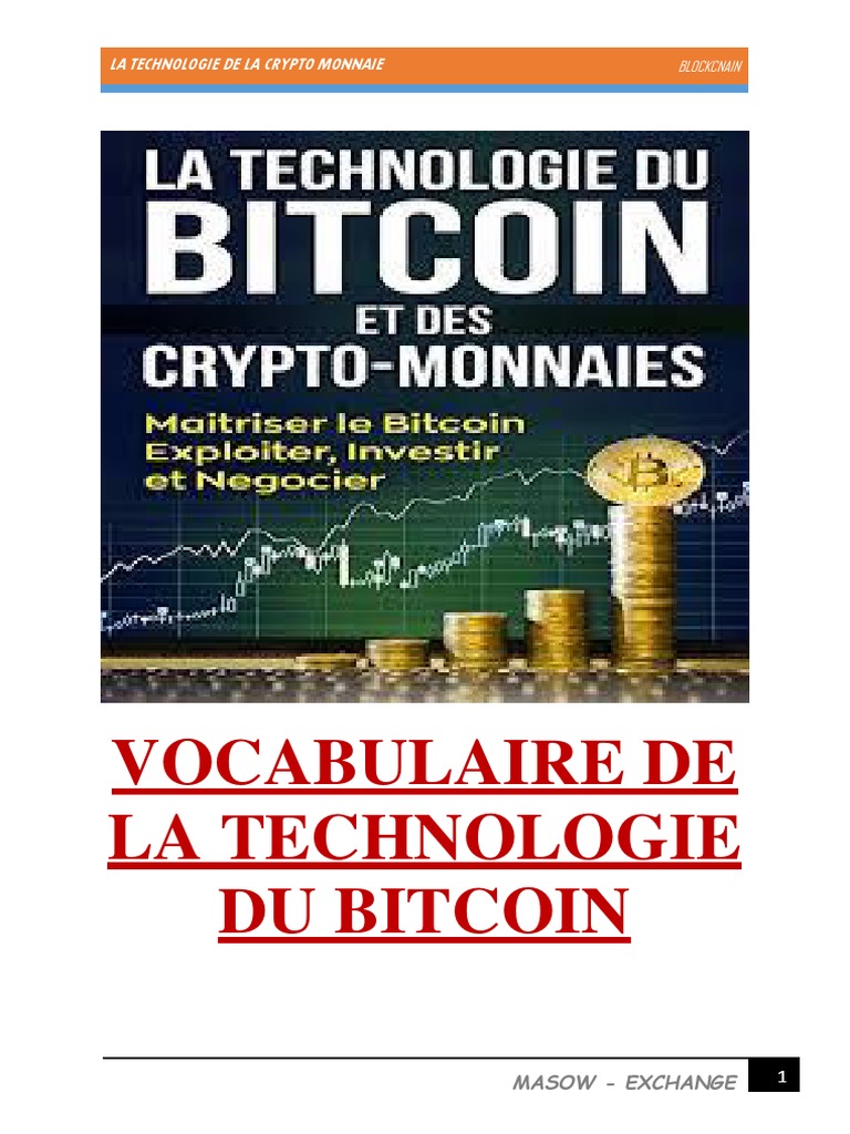Vocabulaire de La Technologie Du Bitcoin | PDF | Crytomonnaies | Pair à ...