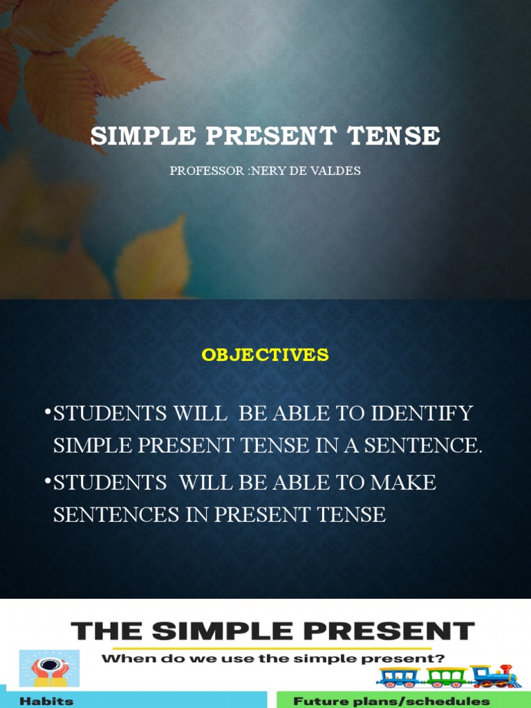 Understanding Simple Present Tense | PDF | Predicate (Grammar) | Verb