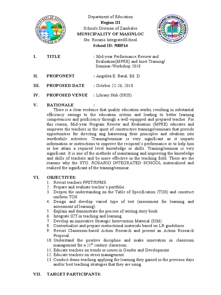 MPRE Project Proposal | Download Free PDF | Teachers | Human Nature