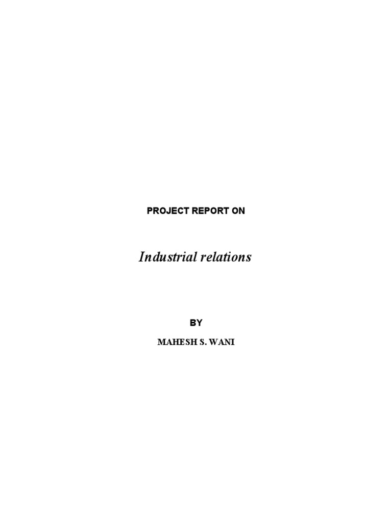 Evolution of IR & TU | Download Free PDF | Trade Union | Industrial ...