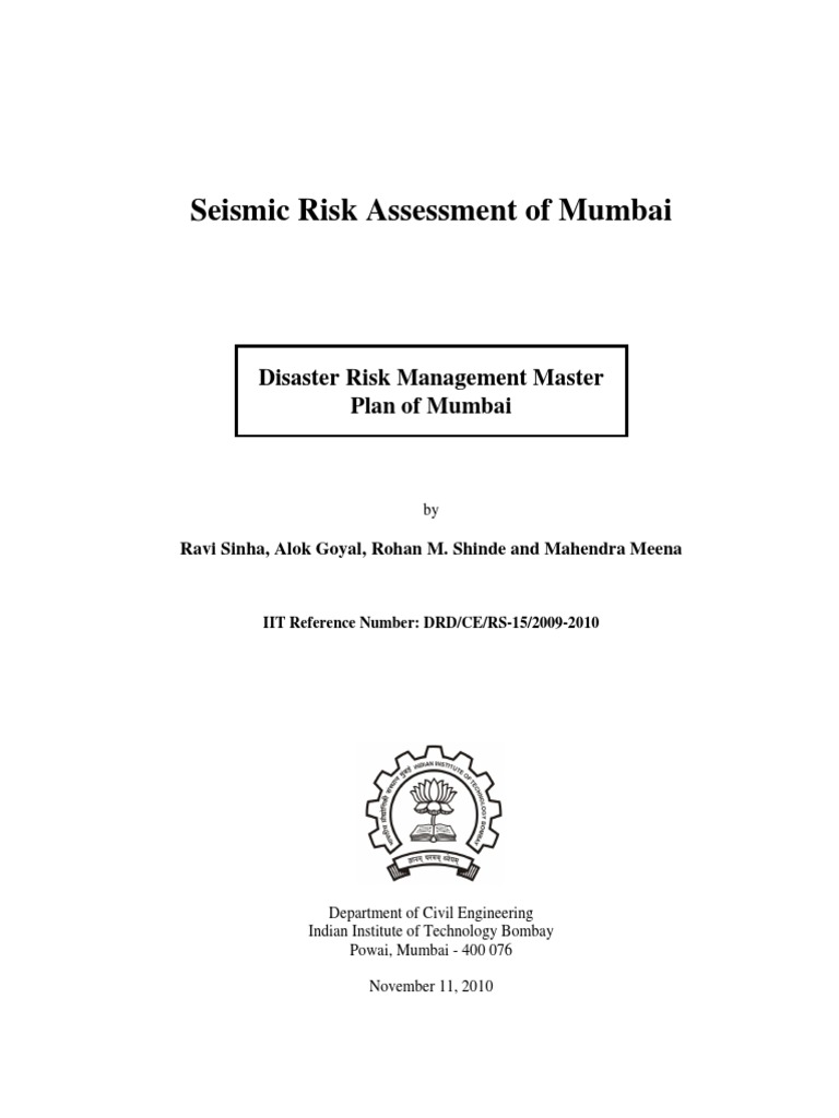Mumbai Seismic Risk Analysis | PDF | Hazards | Earthquakes