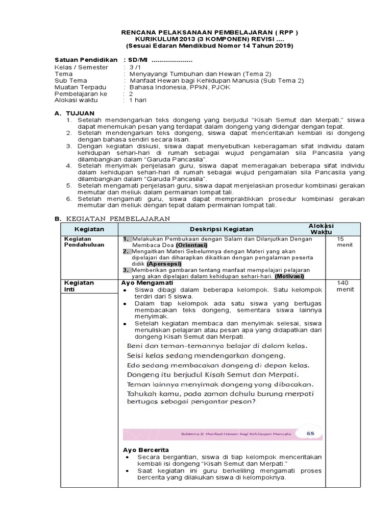 3.2.2.2 - RPP Revisi Terbaru - Katulis - Com | PDF