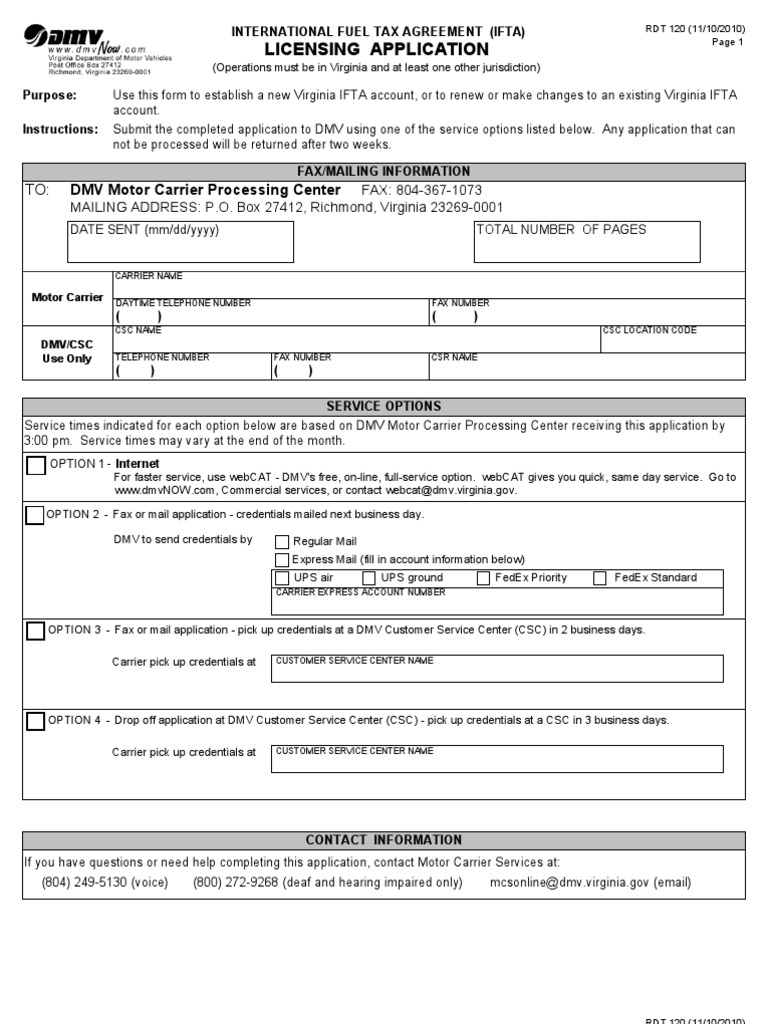 RDT 120 | PDF | Vehicle Registration Plate | Department Of Motor Vehicles