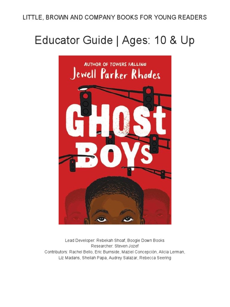 Educator Guide for Ghost Boys | PDF | Storytelling | Teachers