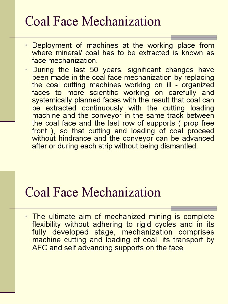 Coal Cutting Machine | PDF | Coal Mining | Electric Motor
