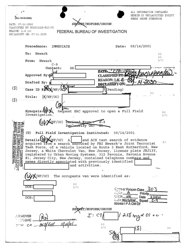 FBI Report Section 1 | PDF