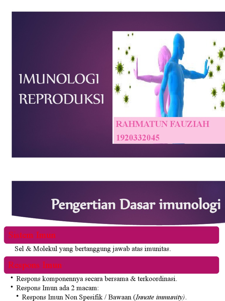 Imunologi Reproduksi dan Peran Sistem Imunitas pada Ibu dan Janin | PDF