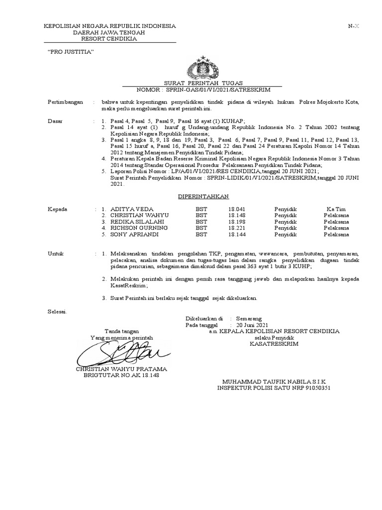 Sprin Tugas Penyelidikan | PDF
