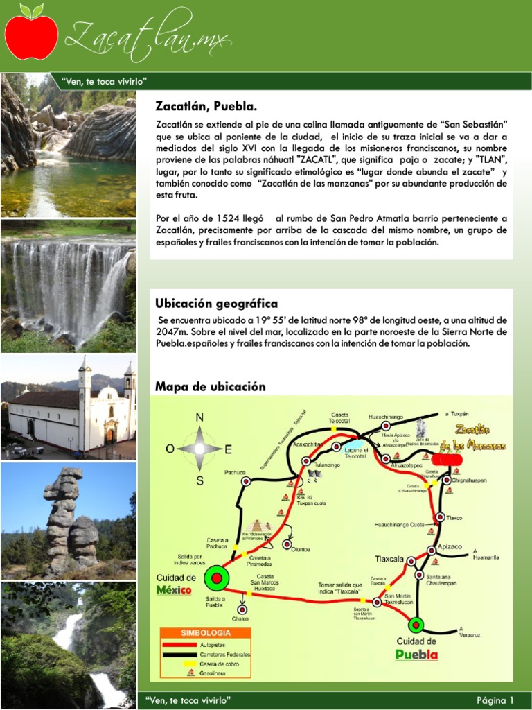 Descubre Zacatlán: Historia y Atractivos | PDF | Artes (general)