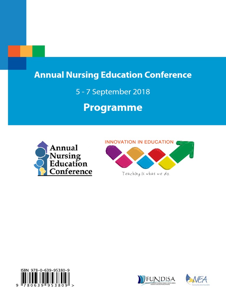 2018 Anec Conference Programme | PDF | Nursing | Postgraduate Education