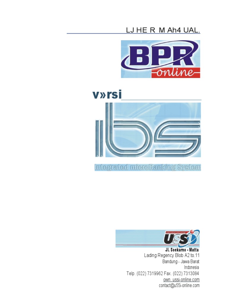 Panduan Pengguna IBS Online | PDF