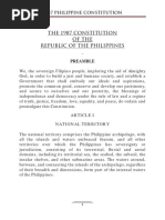 The 1987 Philippine Constitution (Codal) | PDF | Presidents Of The ...