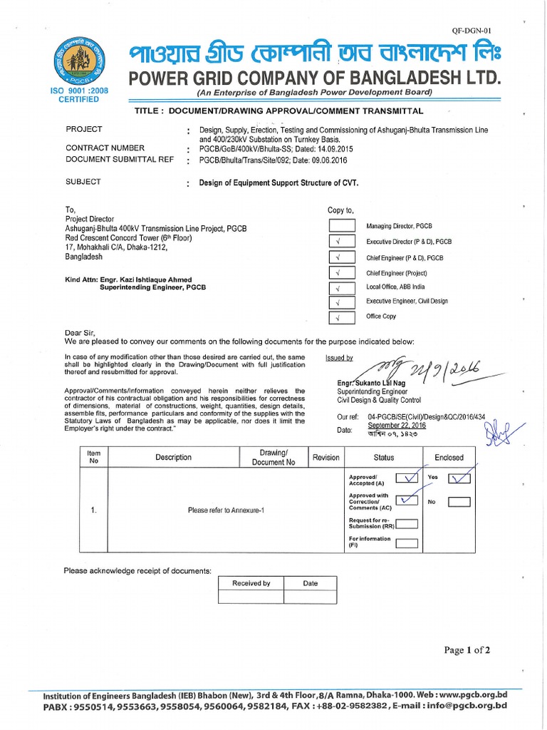 Equipment Support Structure of CVT | PDF