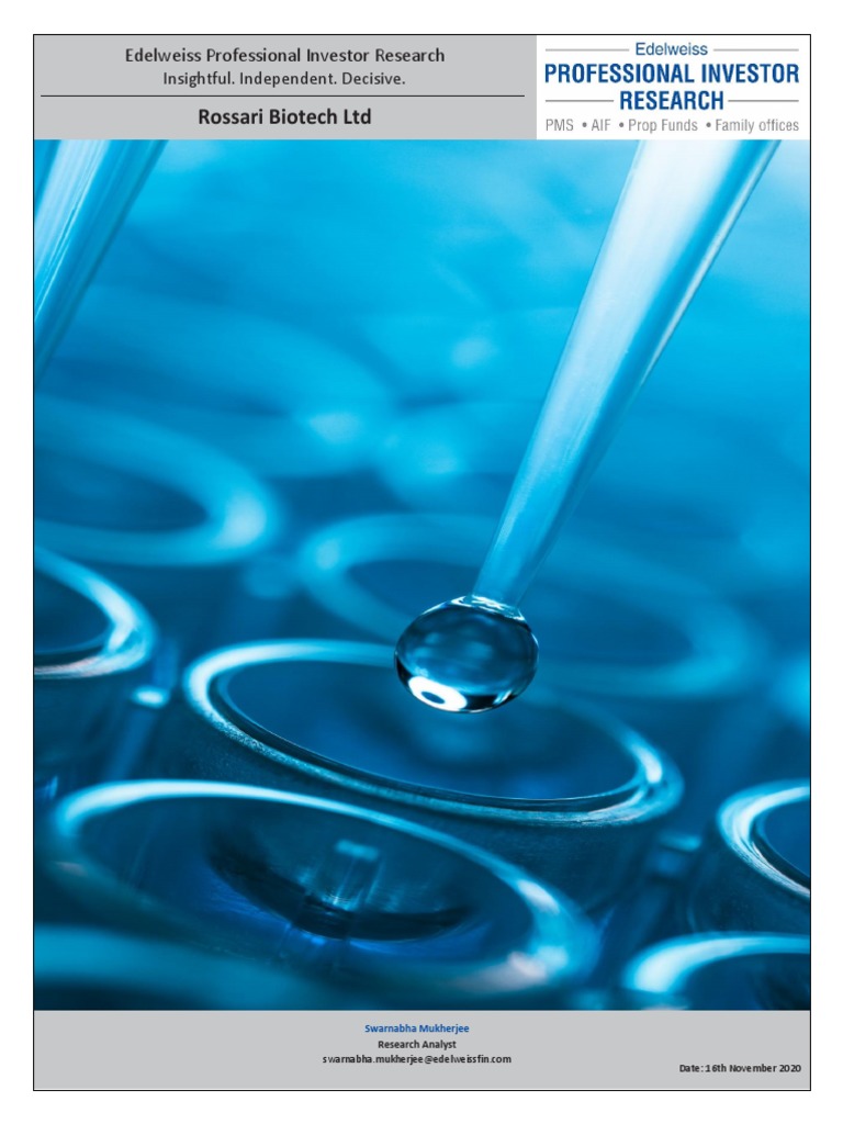 Rossari Biotech | PDF | Acrylic Paint | Paint