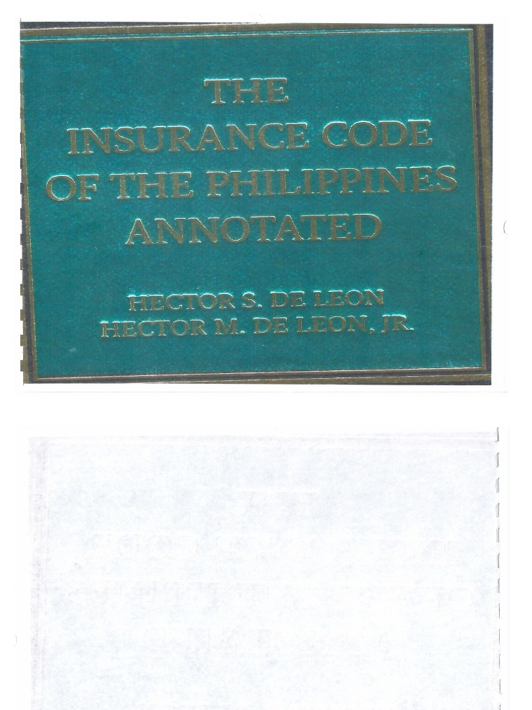 Insurance by de Leon 2019ed | PDF