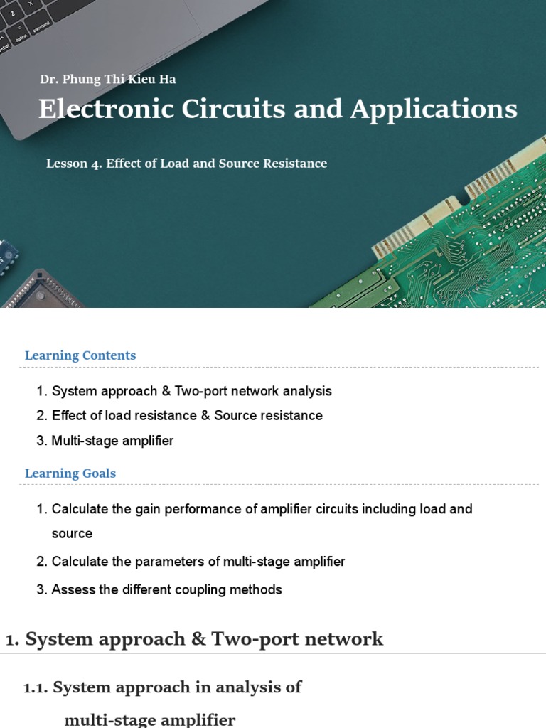 Lesson 4 - RL RS Effect | PDF | Amplifier | Computer Science