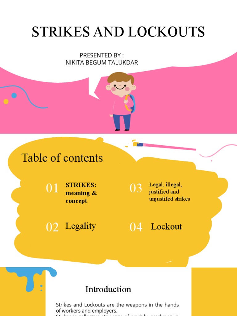 STRIKES | PDF | Lockout (Industry) | Strike Action