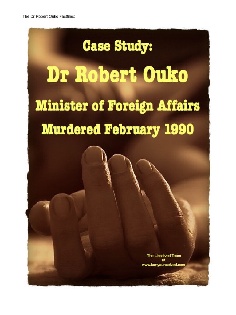 Who Murdered DR Robert Ouko?: The DR Robert Ouko Factfiles | PDF | Violence