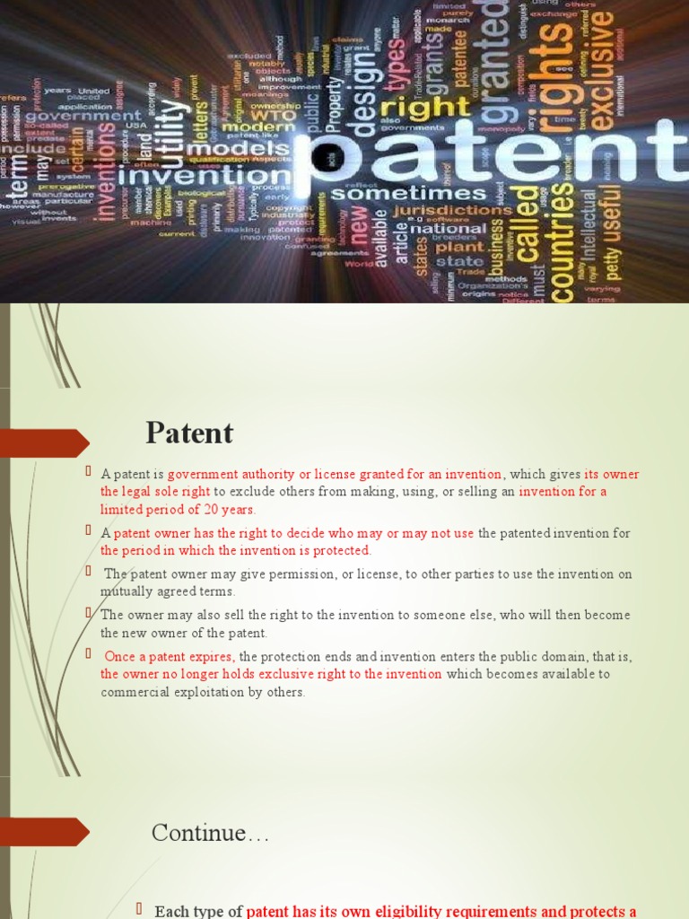 Patent | PDF | Patent Application | Priority Right
