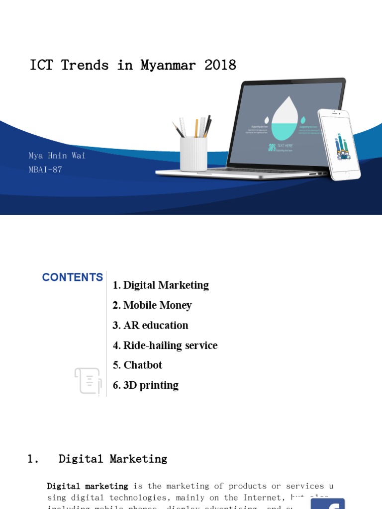 Ict Trends in Myanmar 2018 | PDF | Computers