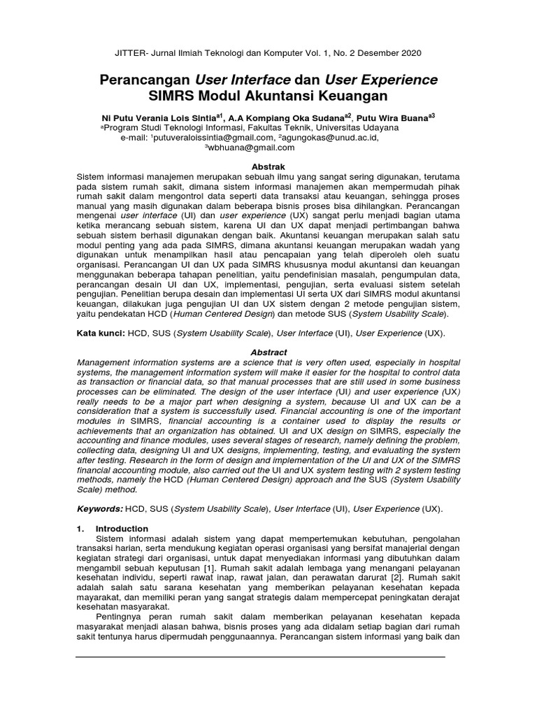 Perancangan User Interface Dan User Experience SIMRS Modul Akuntansi ...