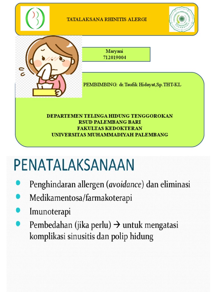 Tatalaksana Rhinitis Alergi | PDF