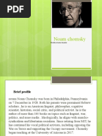 Noam Chomsky Propaganda Model | PDF | Noam Chomsky | Propaganda