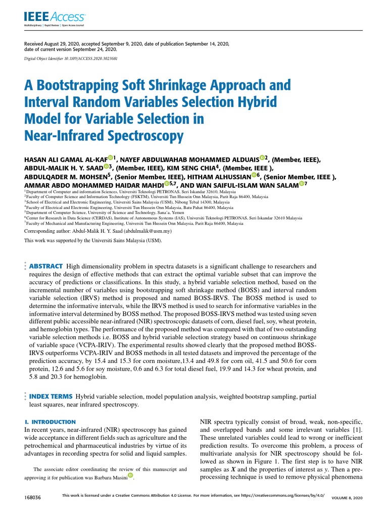 A Bootstrapping Soft Shrinkage Approach and | PDF | Cross Validation (Statistics) | Regression ...
